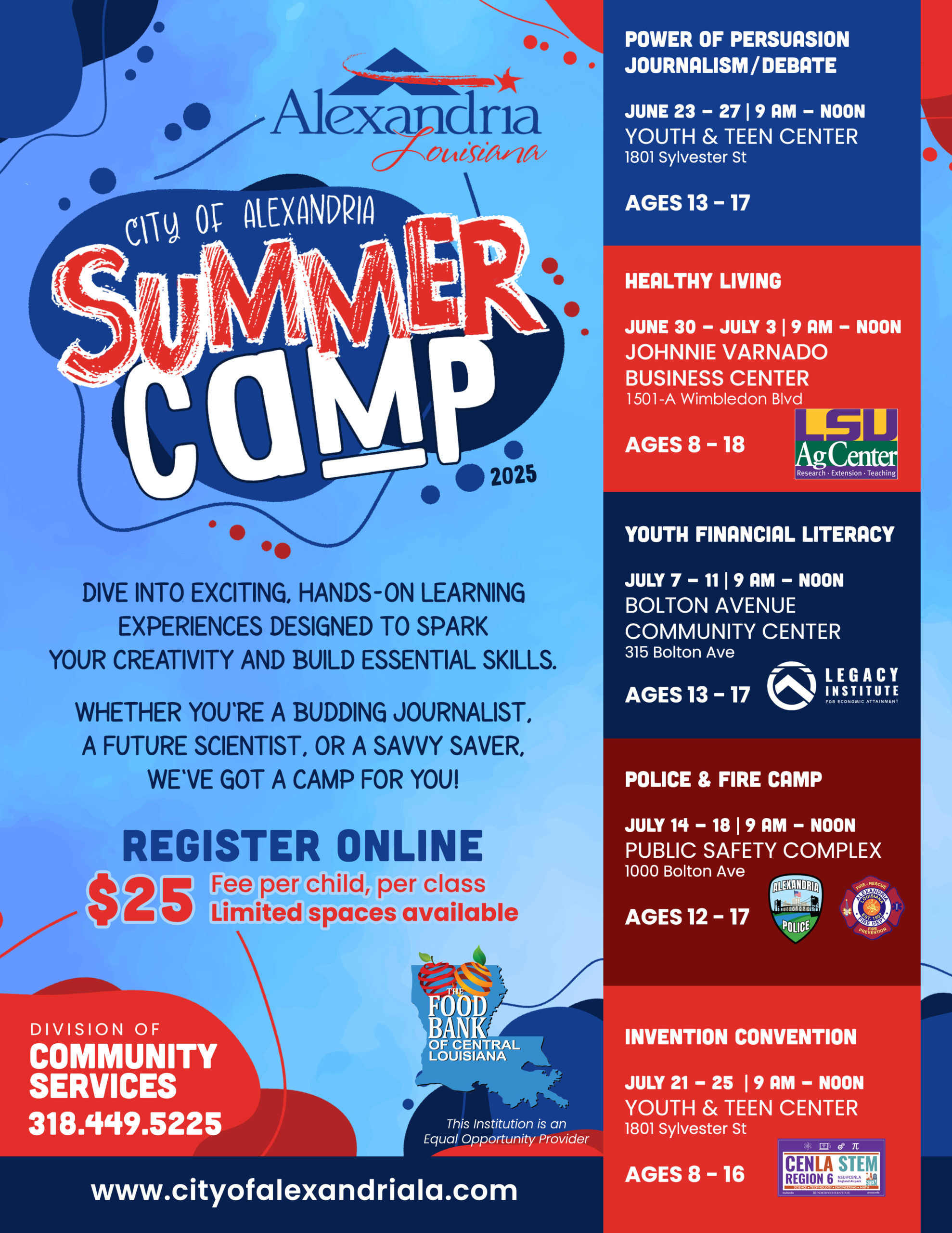 Summer Enrichment Camps - City of Alexandria Forms